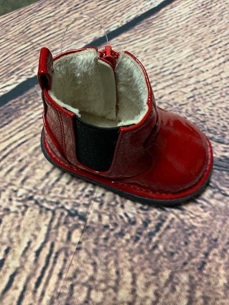 Wee Squeak - Riley Boot (Red) (3) (SEE DESCRIPTION FOR SHIPPING ...